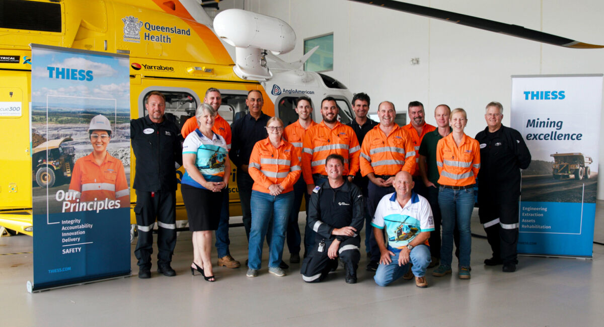 Celebrating our community partner - RACQ CapRescue - Thiess 90 Years