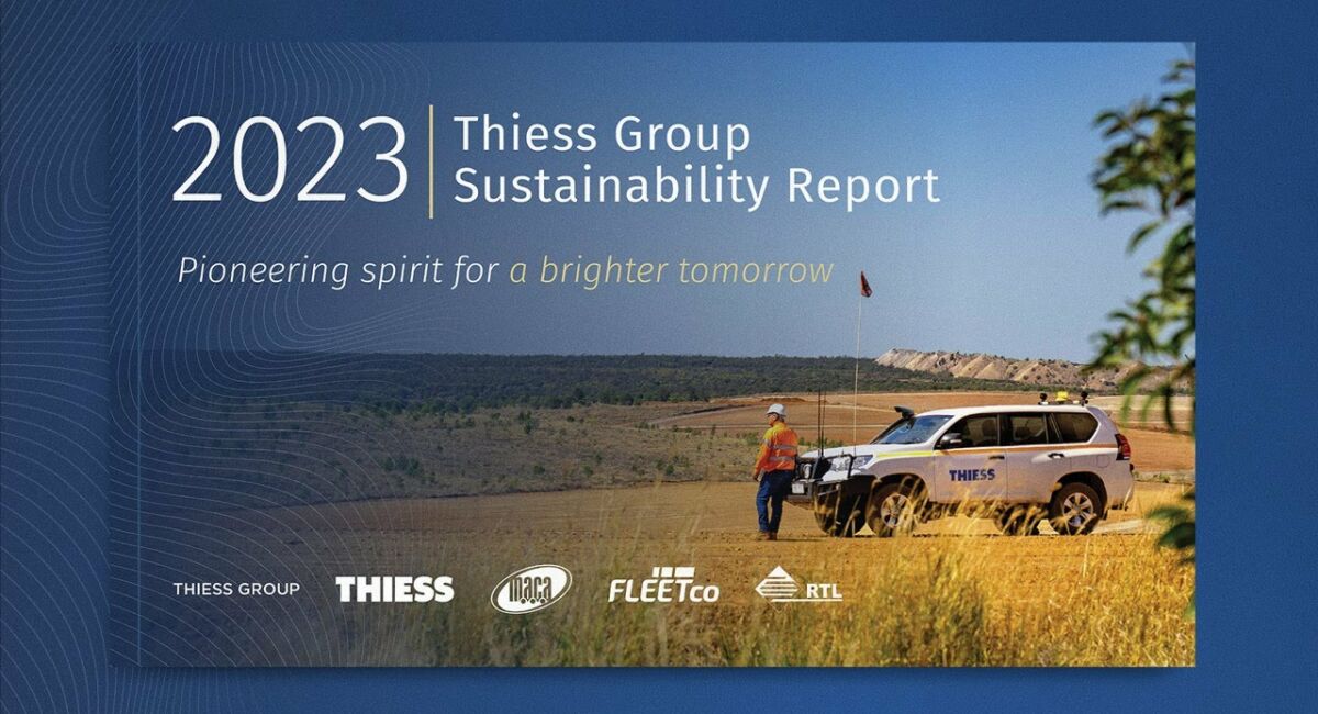 Thiess Group 2023 Sustainability Report highlights - Thiess 90 Years