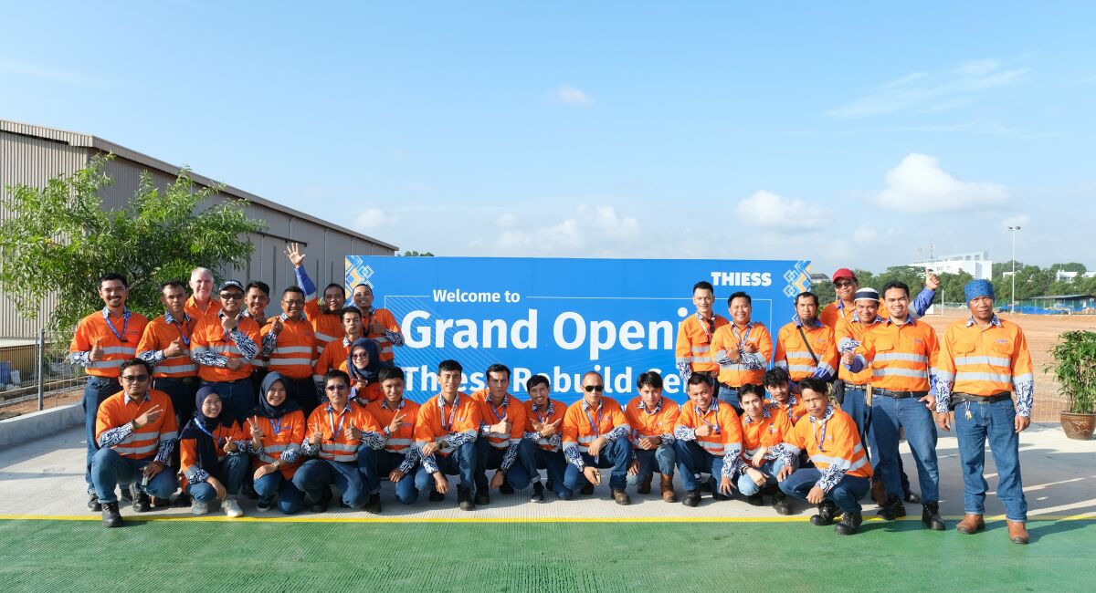 New rebuild centre opened in Batam, Indonesia - Thiess 90 Years