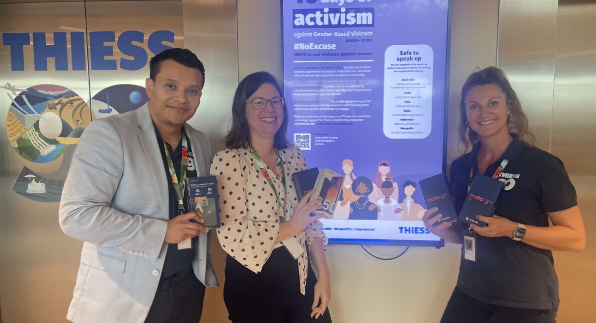 ICT and Health teams collaborate to donate 14 unused mobile phones to a Brisbane Hospital ...