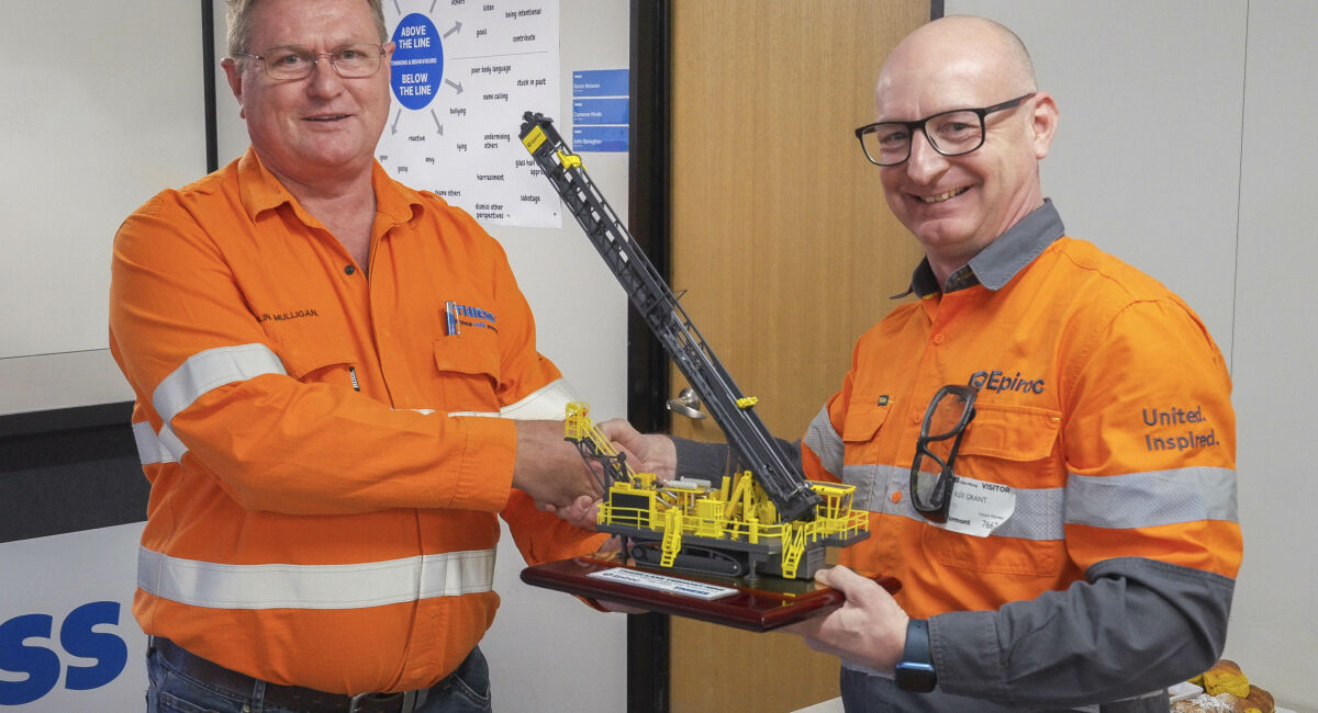Thiess and Epiroc celebrate autonomous drilling milestone at Lake ... Thiess and Epiroc celebrate autonomous drilling milestone at Lake ...